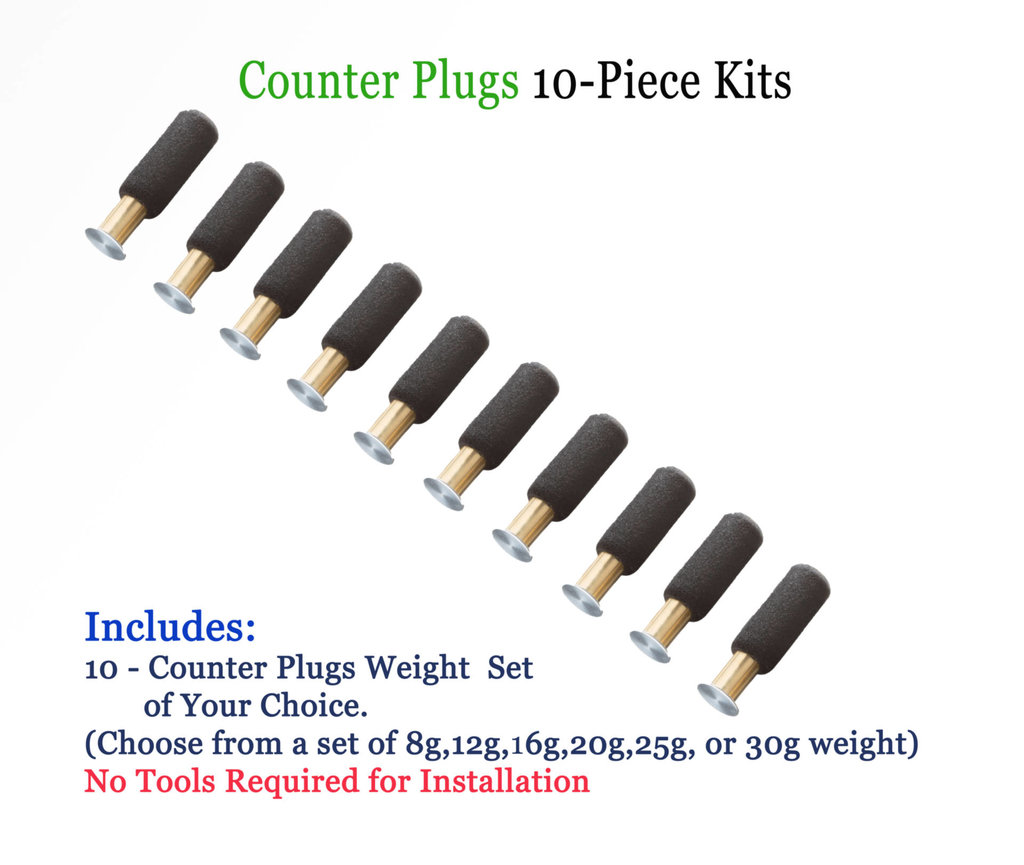 Weight Bar Locks Tour Lock Pro Counter Weight Plugs - Golf Club ...